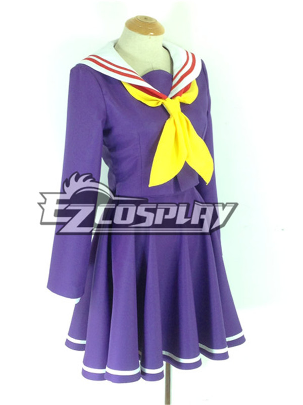 No Game No Life Shiro Purple Cosplay Costume