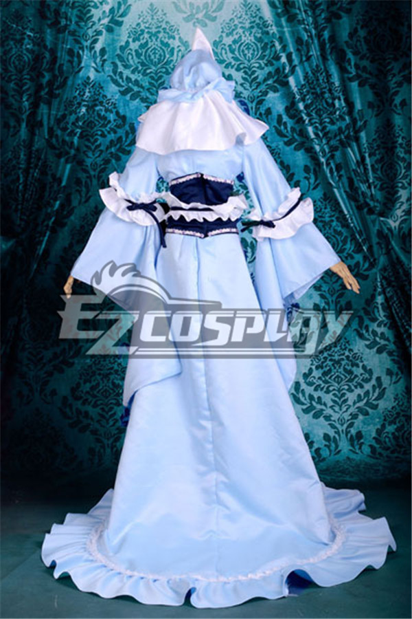 Touhou Project Saigyouji Yuyuko Cosplay Costume