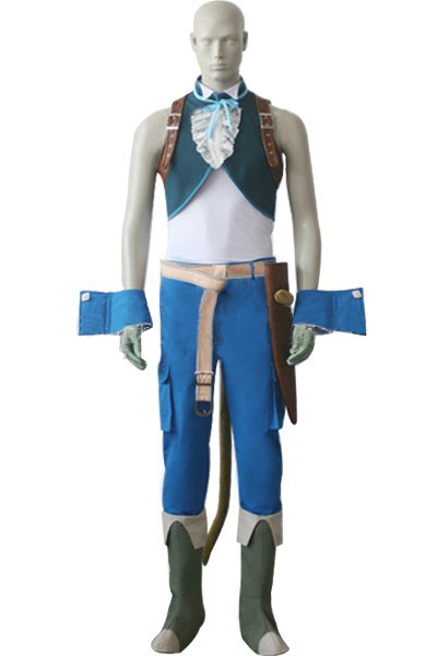 Final Fantasy IX Zidane Tribal Cosplay Costume - Ezcosplay.com